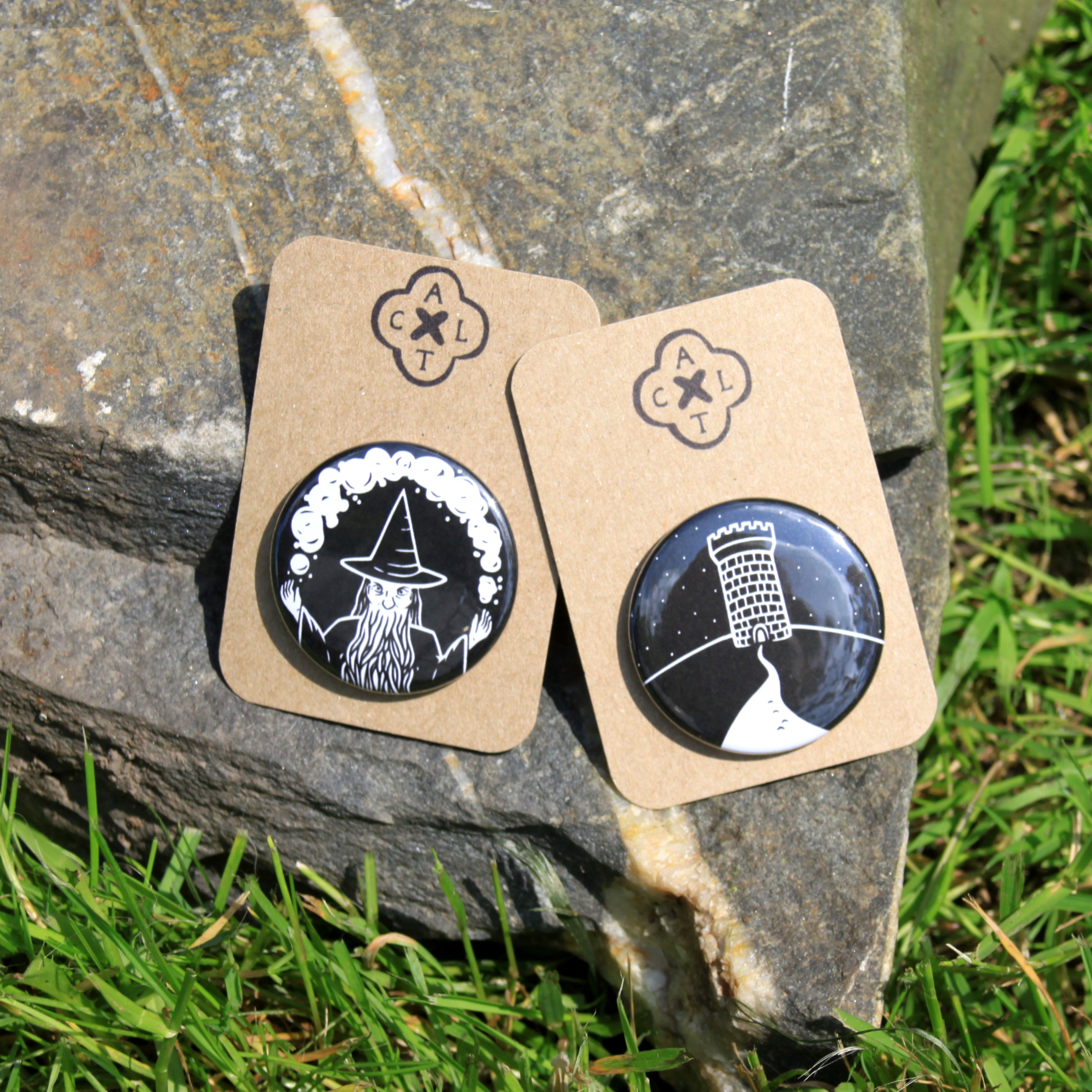 Wizard / Tower Pin Badge – Atelier Clandestin